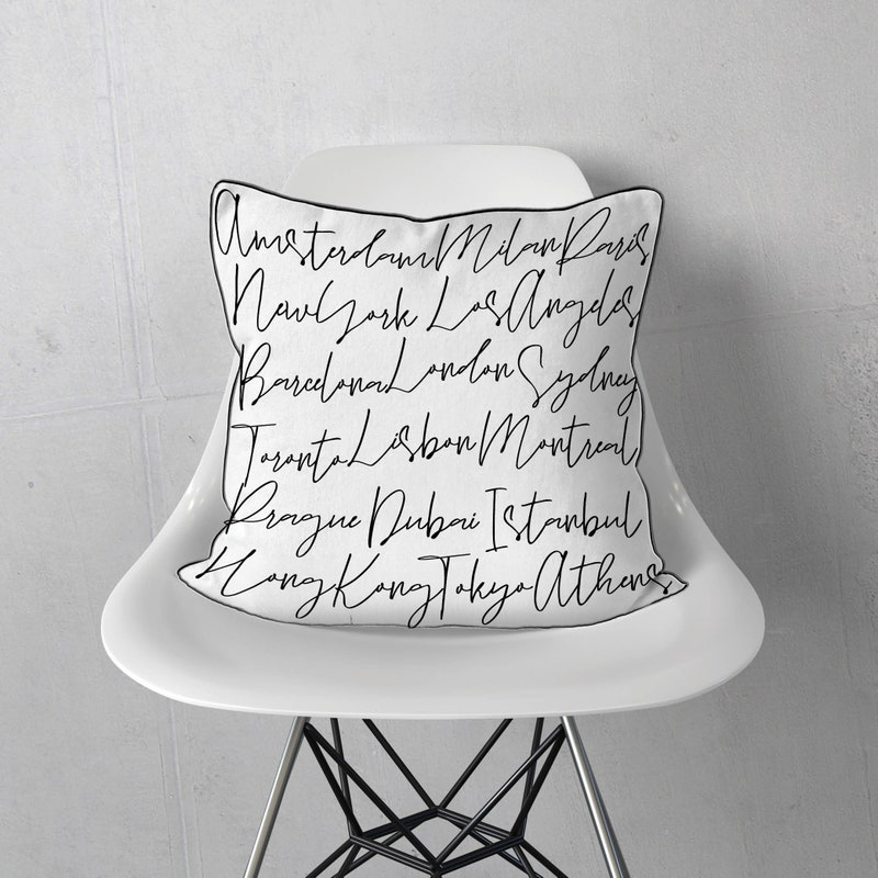 Script Pillows - Etsy