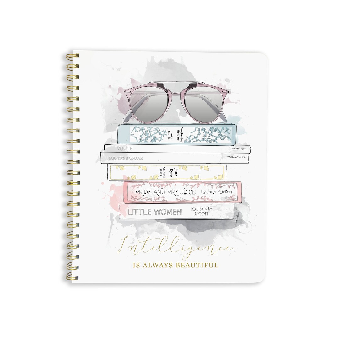 Intelligence is Always Beautiful Notebook Stationery, Fashion ...