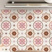 Peel and Stick Tile, Vintage Backsplash Decals, Retro Tile Stickers for ...