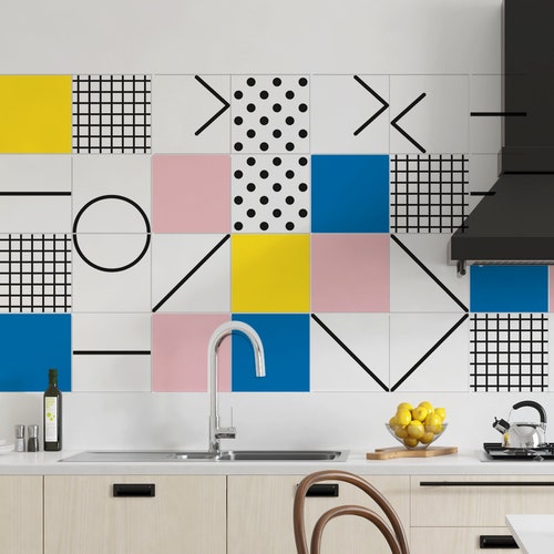 Peel and Stick Tile Backsplash Decals Set of 24 or 48 Pcs - Etsy