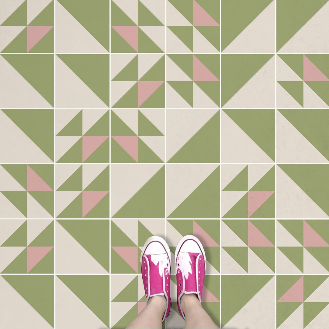 Peel and Stick Tiles, Backsplash Decals, Geometric Vintage Tile ...