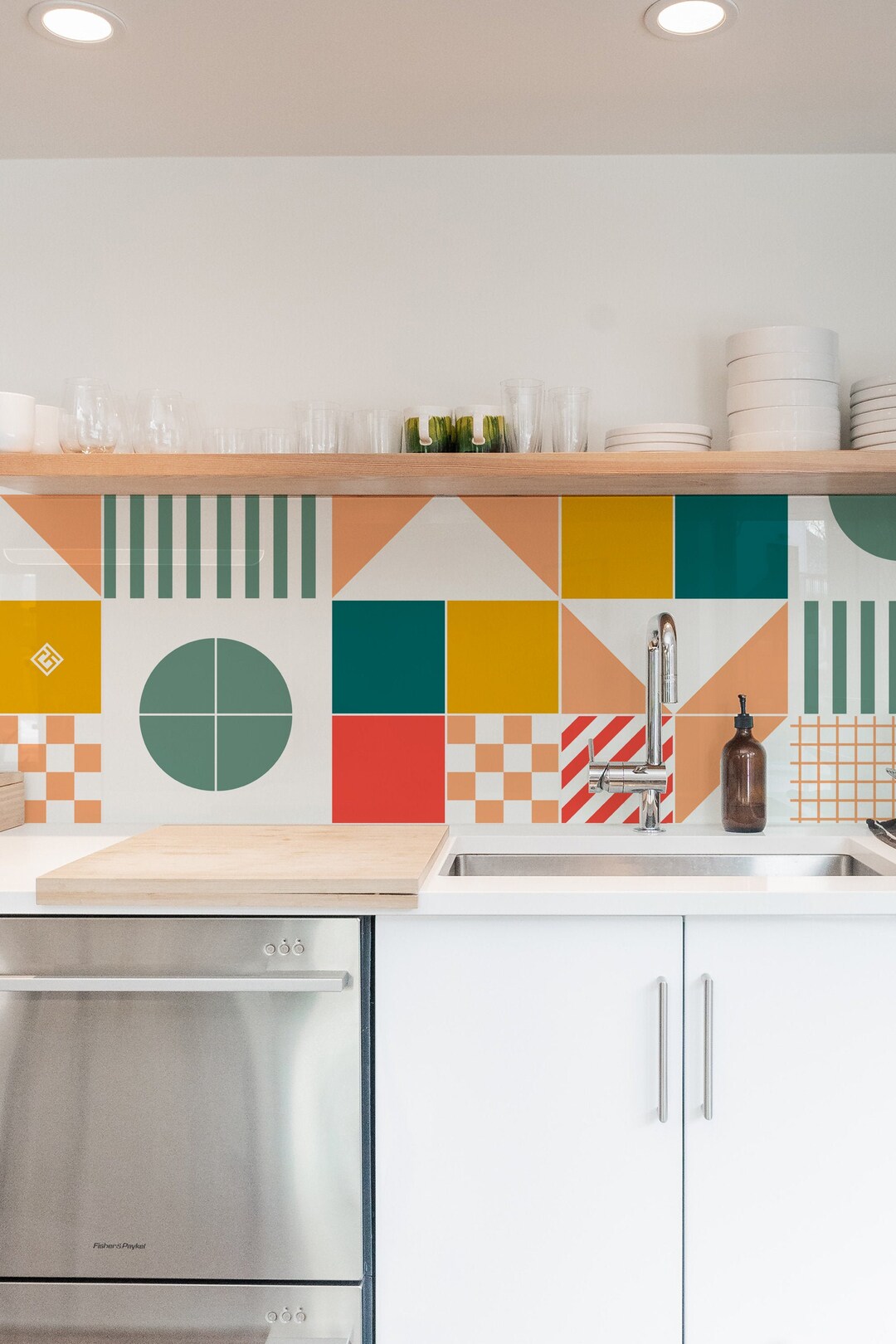 Peel and Stick Tile Backsplash Decals Set of 24 or 48 Pcs - Etsy