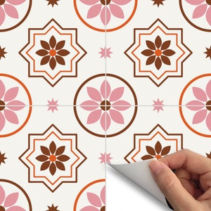 Peel and Stick Tile, Vintage Backsplash Decals, Retro Tile Stickers for ...