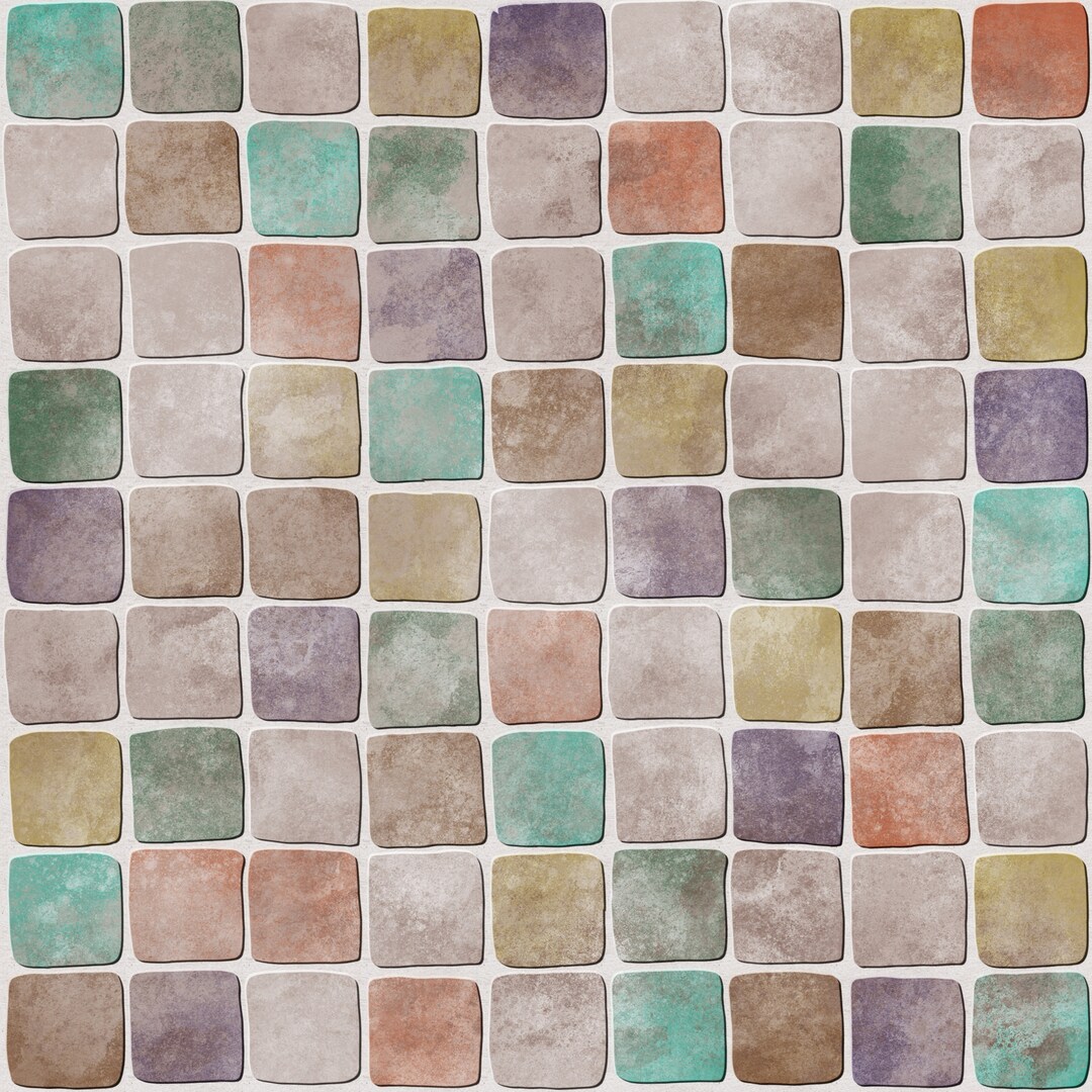 Floor Tile Sticker, Peel and Stick Tile for Wall and Floor, Backsplash ...
