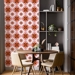 Peel and Stick Tile, Vintage Backsplash Decals, Retro Tile Stickers for ...