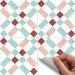 Floor Tile Stickers, Modern Geometric Graphic Backsplash, Peel and ...
