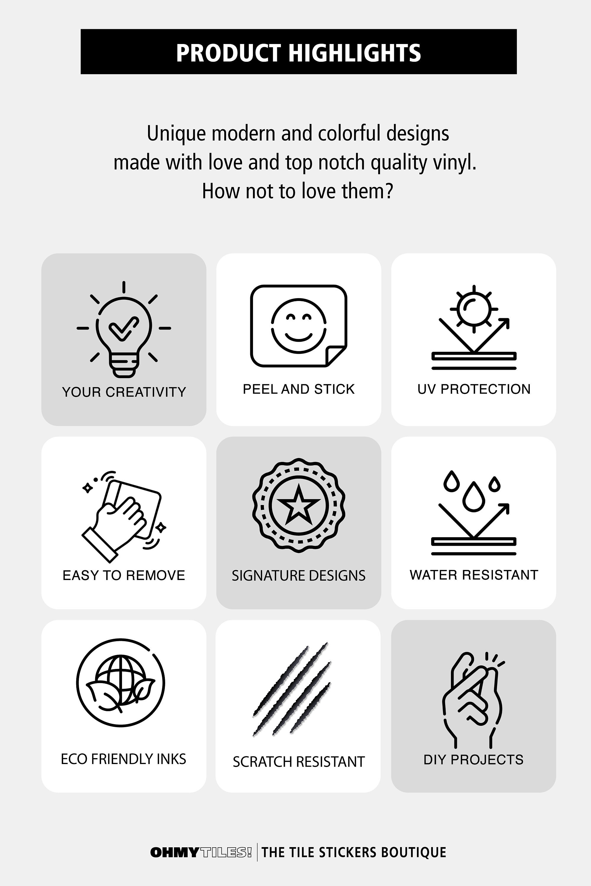 Peel and Stick Tile Backsplash Decals Solid Color Orange - Etsy