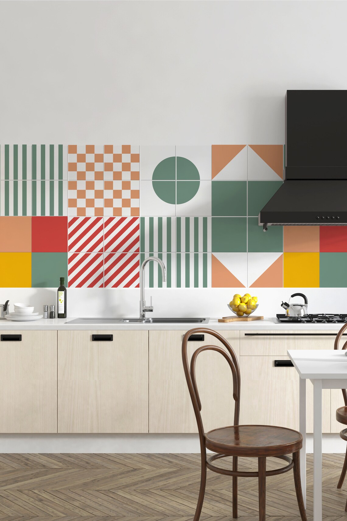Peel and Stick Tile Backsplash Decals Set of 24 or 48 Pcs - Etsy