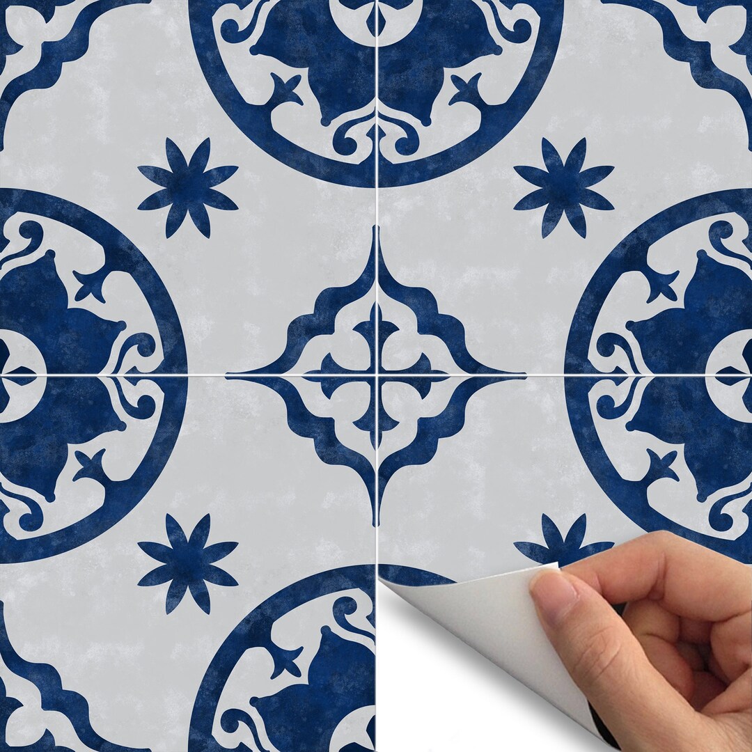 Floor Tile Stickers Peel and Stick Tile Spanish Retro - Etsy