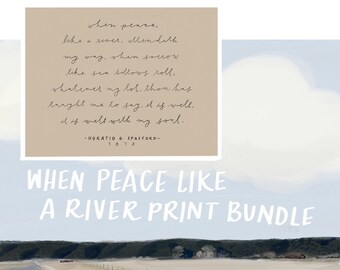 Peace Like a River Print - Etsy