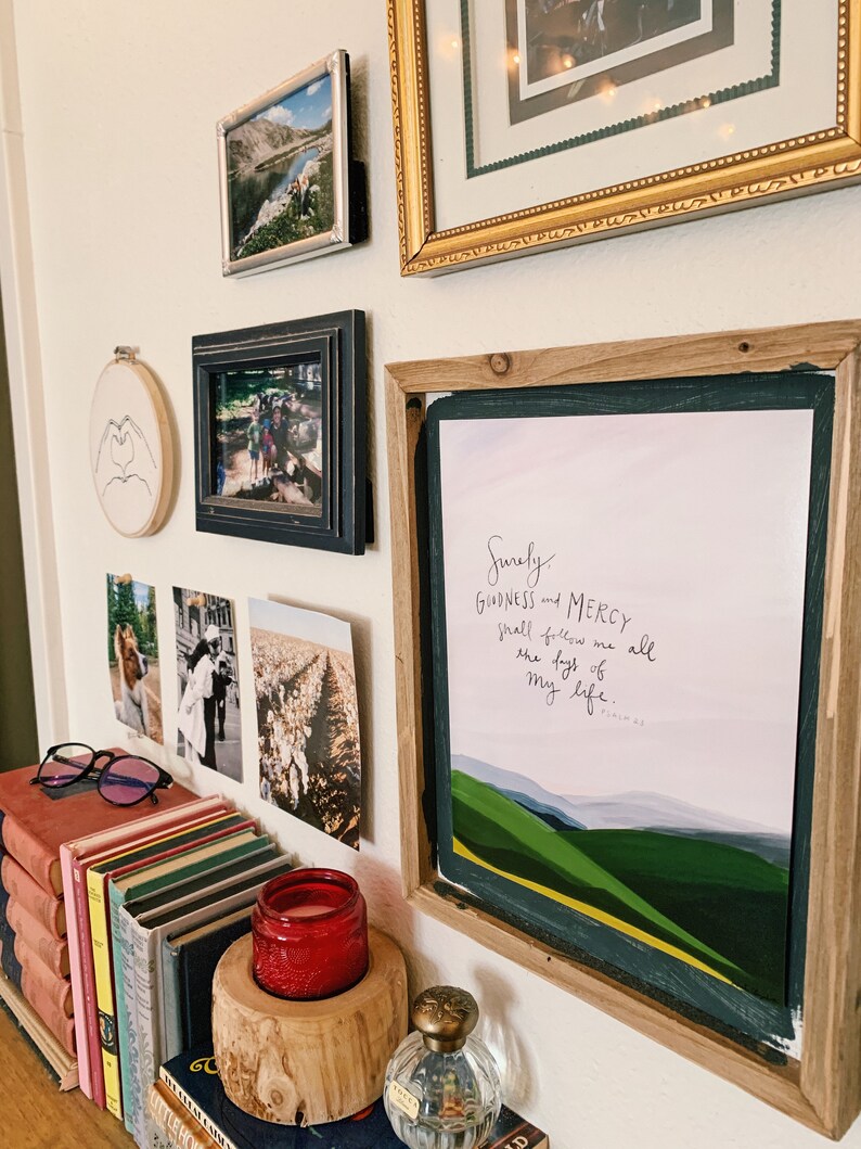 Surely Goodness and Mercy Print - Etsy