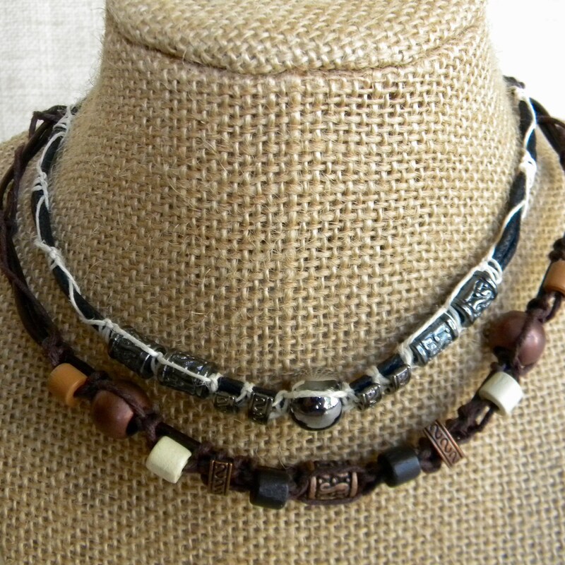 Hemp Choker Necklace - Etsy