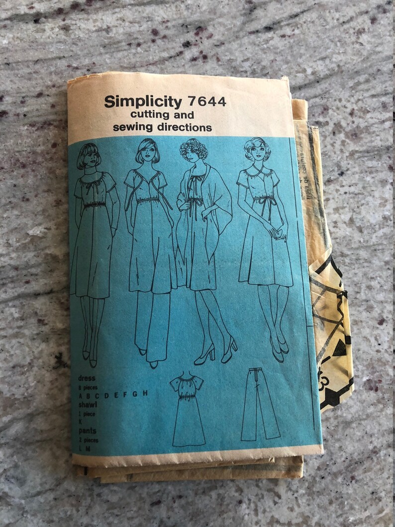 1976 Vintage Simplicity go Everywhere Pattern 7644 - Etsy