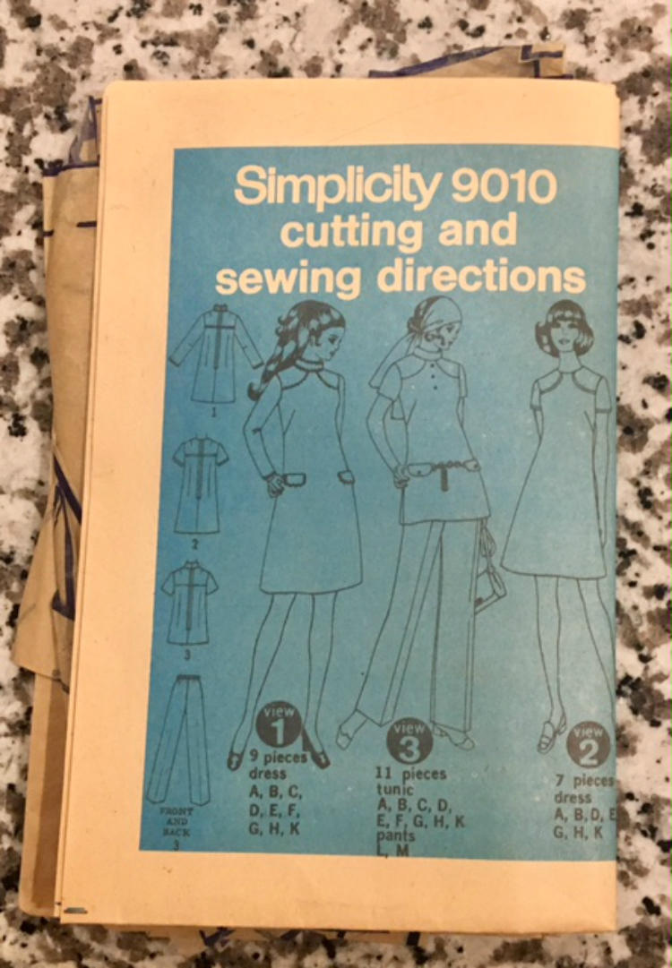 1970 Vintage Simplicity Pattern 9010 - Etsy