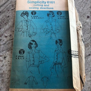 1973 Vintage Simplicity Pattern 6161 - Etsy