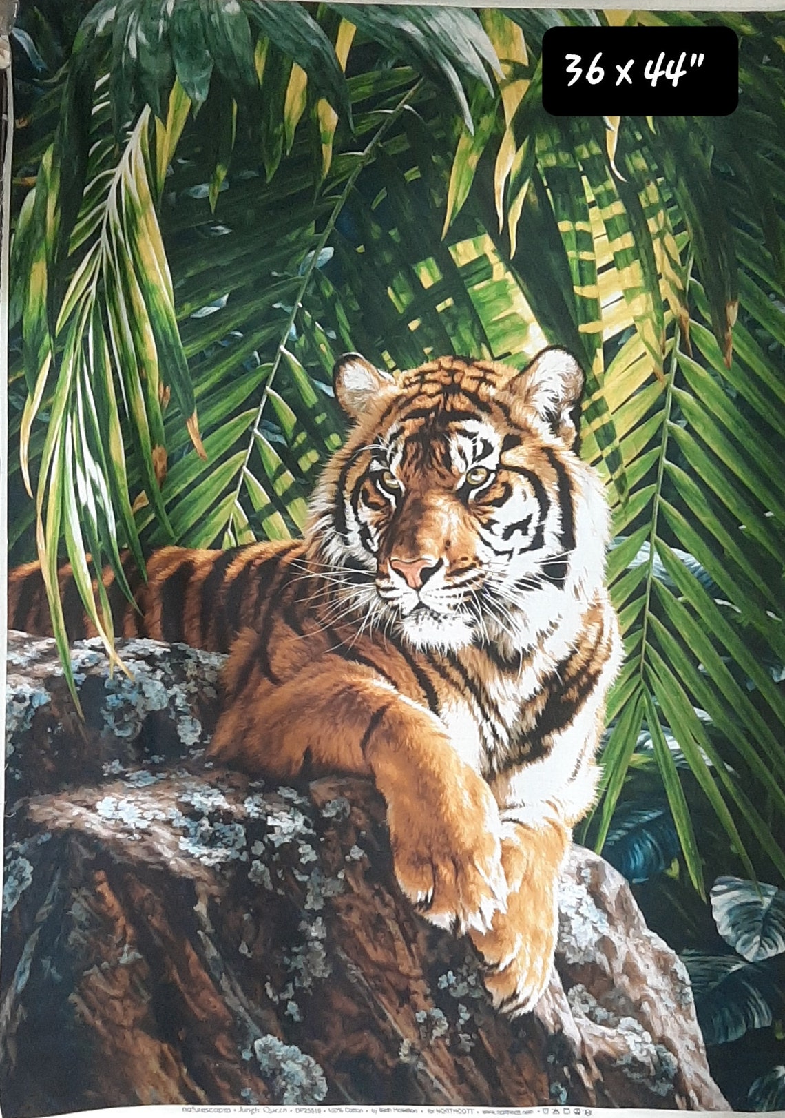 Northcott Jungle Queen Cotton Panel - Etsy