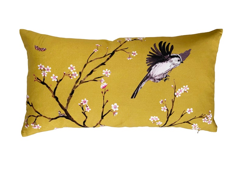 Blossom Scatter Cushion Bird Pillow Pastel Room Decor - Etsy