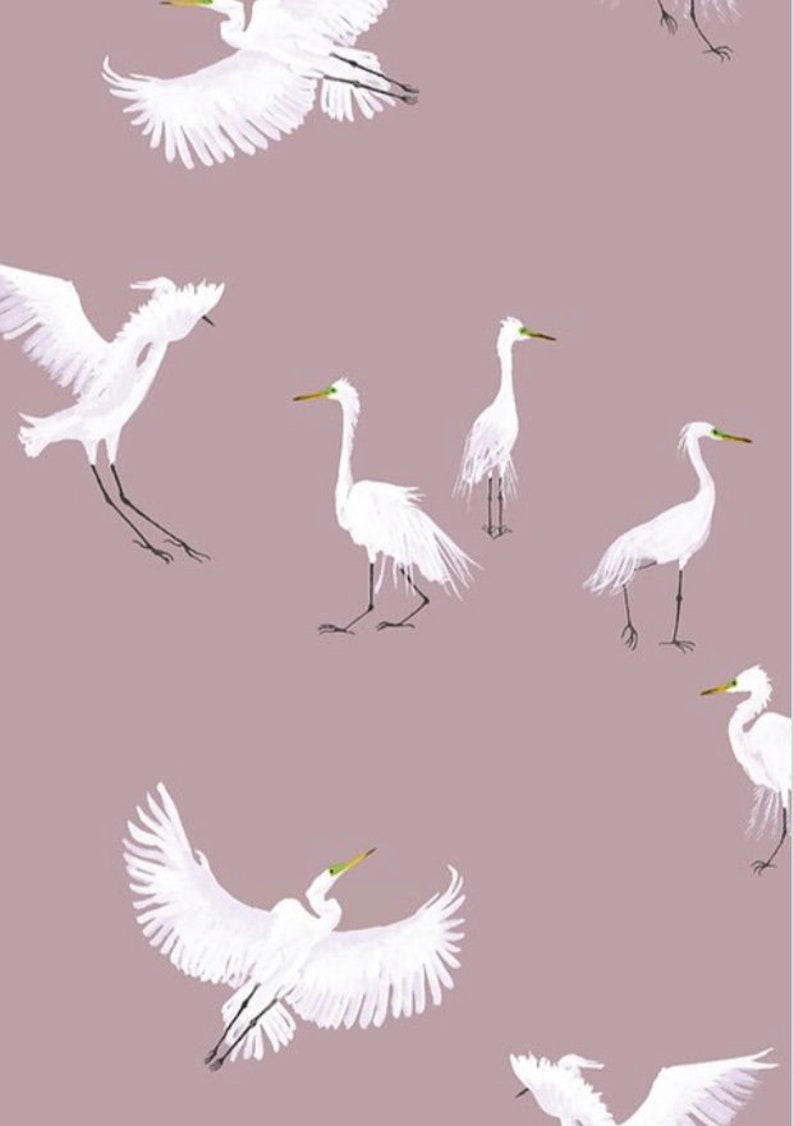 Egret Wallpaper - Etsy
