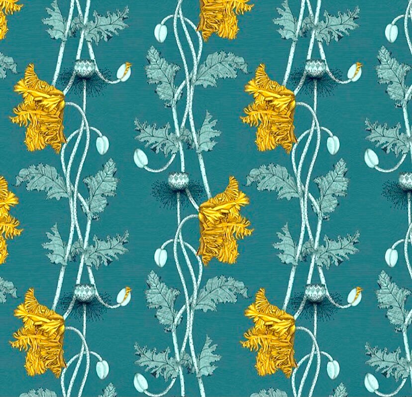 Poppy Wallpaper - Etsy