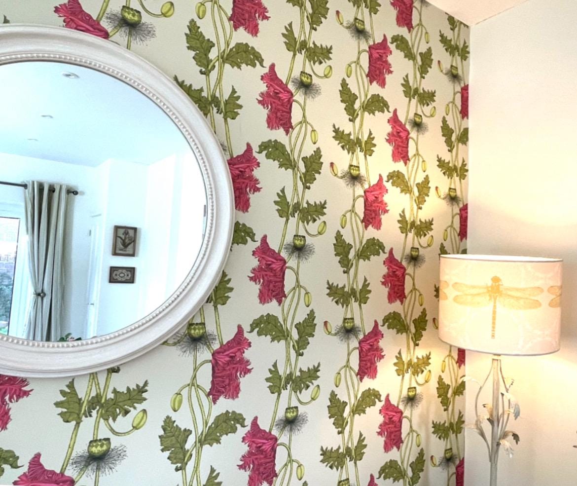 Poppy Wallpaper - Etsy