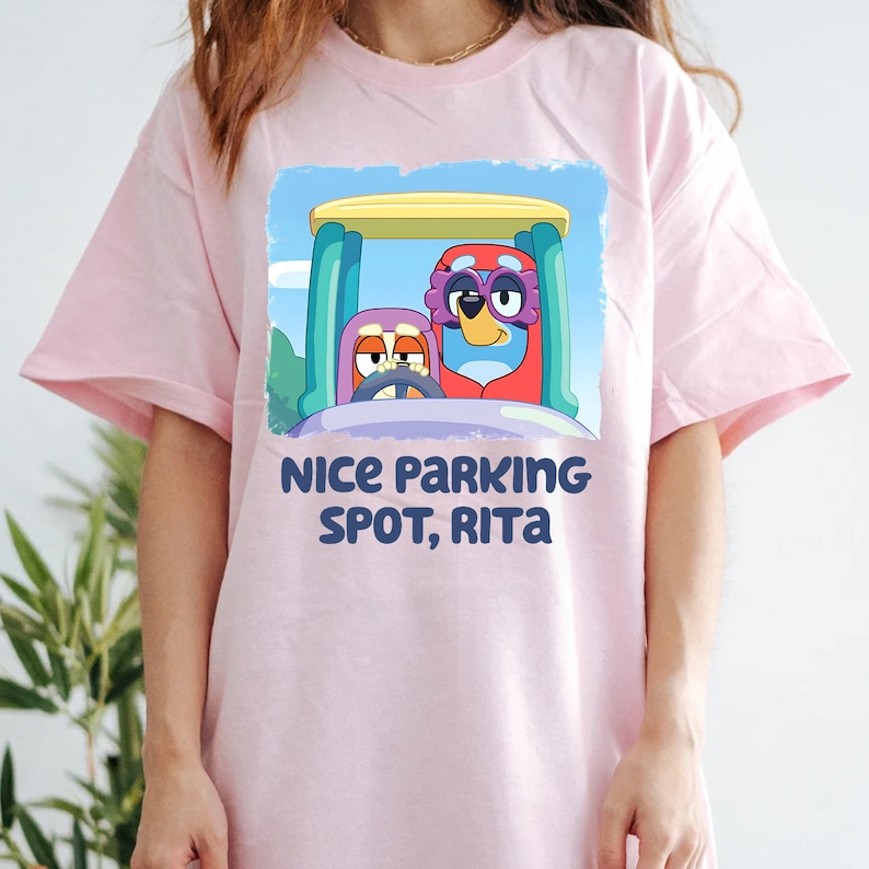Bluey Png, Nice Parking Spot Rita PNG, Bluey Family Png, Decal Files ...