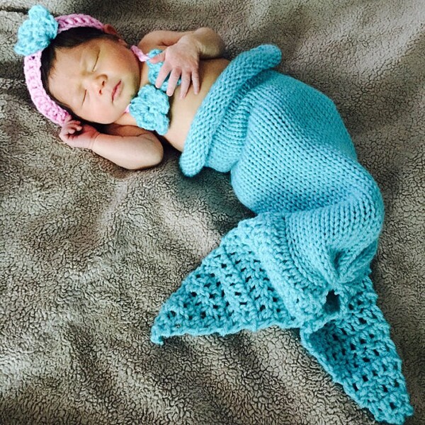 Newborn Mermaid Outfit - Etsy