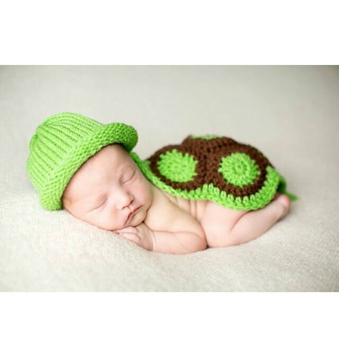 Newborn Turtle Outfit Newborn Crochet Turtle Outfit Baby Boy Crochet ...
