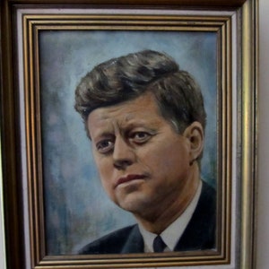 Original John F Kennedy Painting, JFK Centennial - Etsy