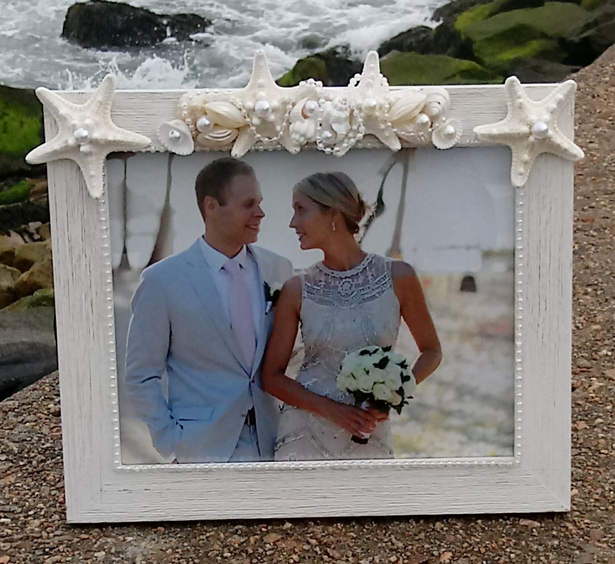 Beach Wedding Frame Coastal Frame | Etsy