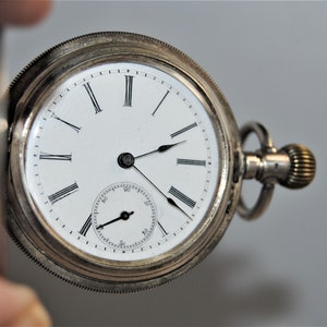 WORKING Antique Louis Jacot Locle .800 Silver Pocket Watch OBO - Etsy