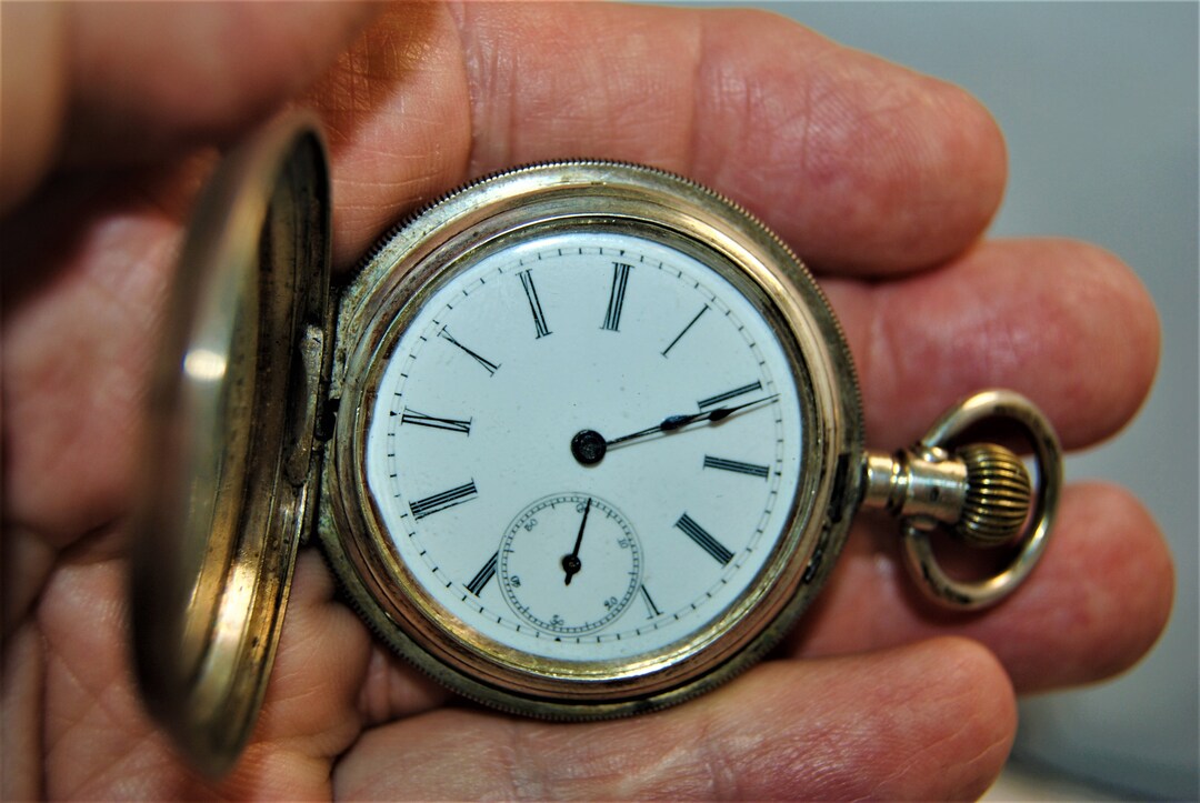 WORKING Antique Louis Jacot Locle .800 Silver Pocket Watch OBO - Etsy