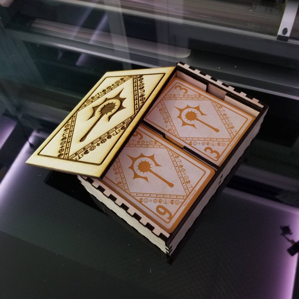 Laser Cutting Files RPG Spell Card Box SVG Only - Etsy