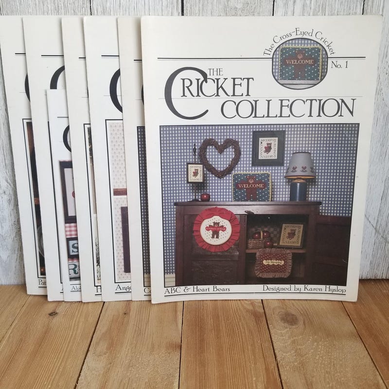 Cricket Collection Cross Stitch - Etsy