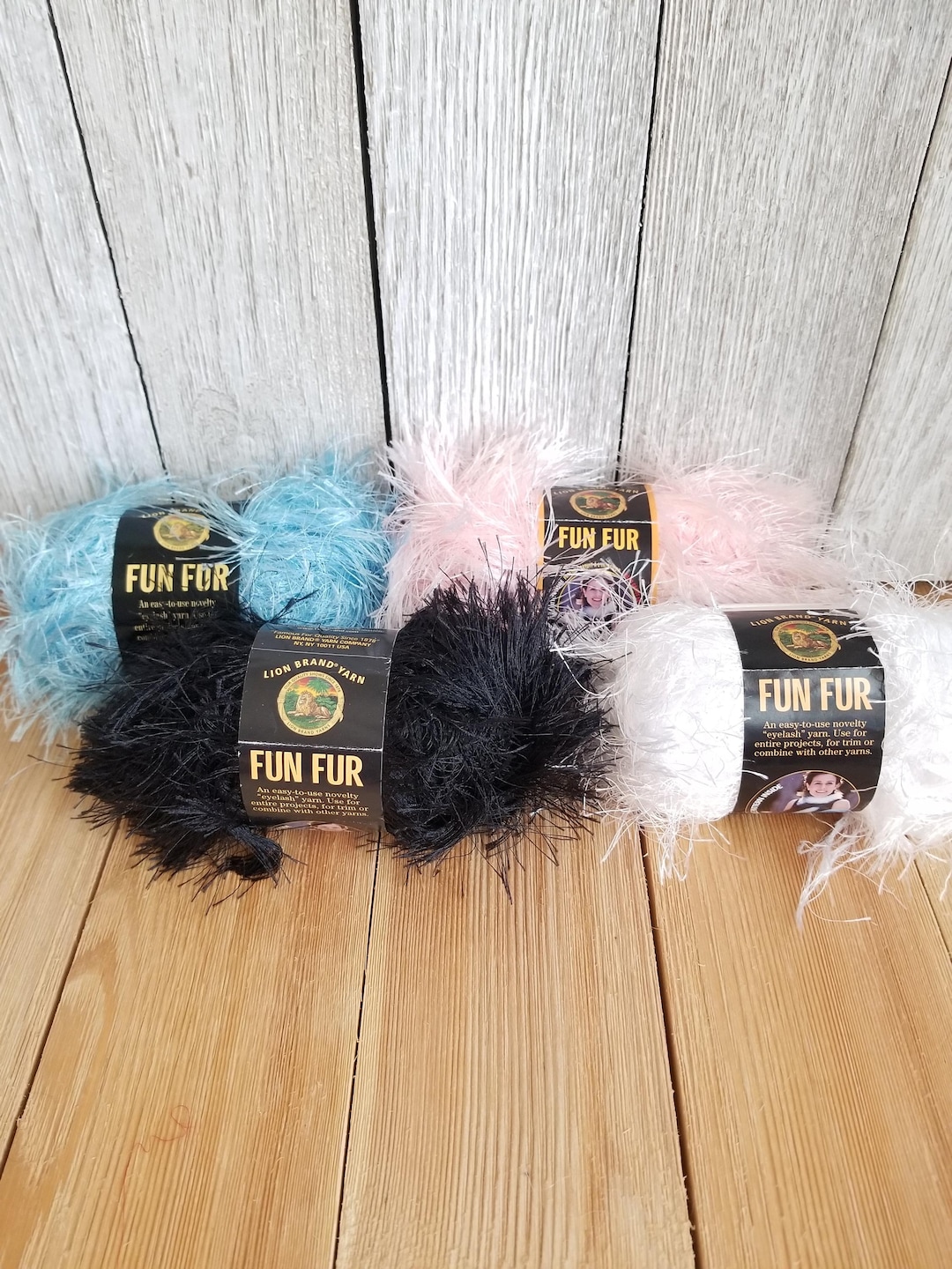 Lion Brand Fun Fur Yarn Full Skein (pick Your Color) - Etsy