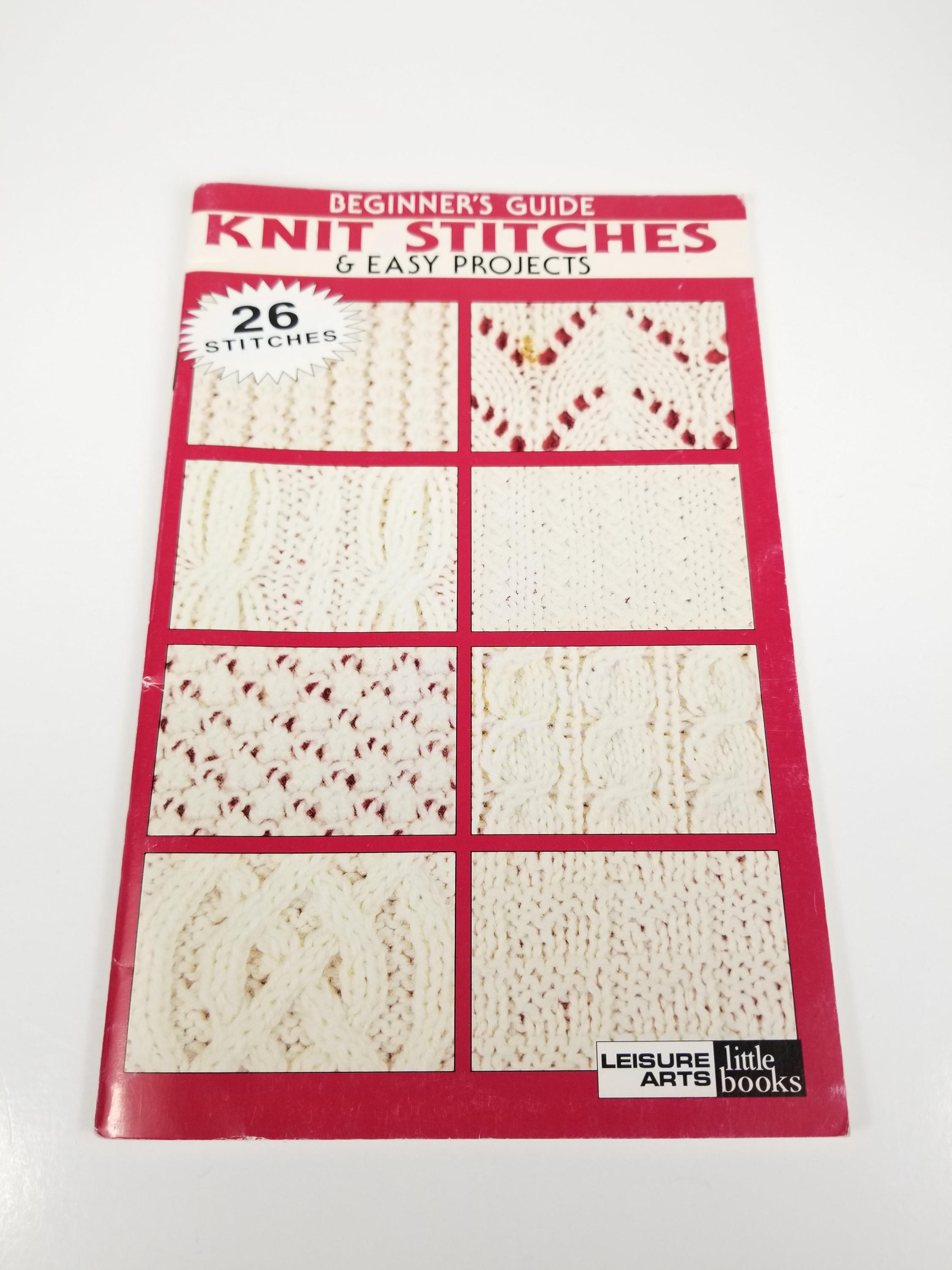Beginner's Guide Knit Stitches and Easy Projects Book - Etsy