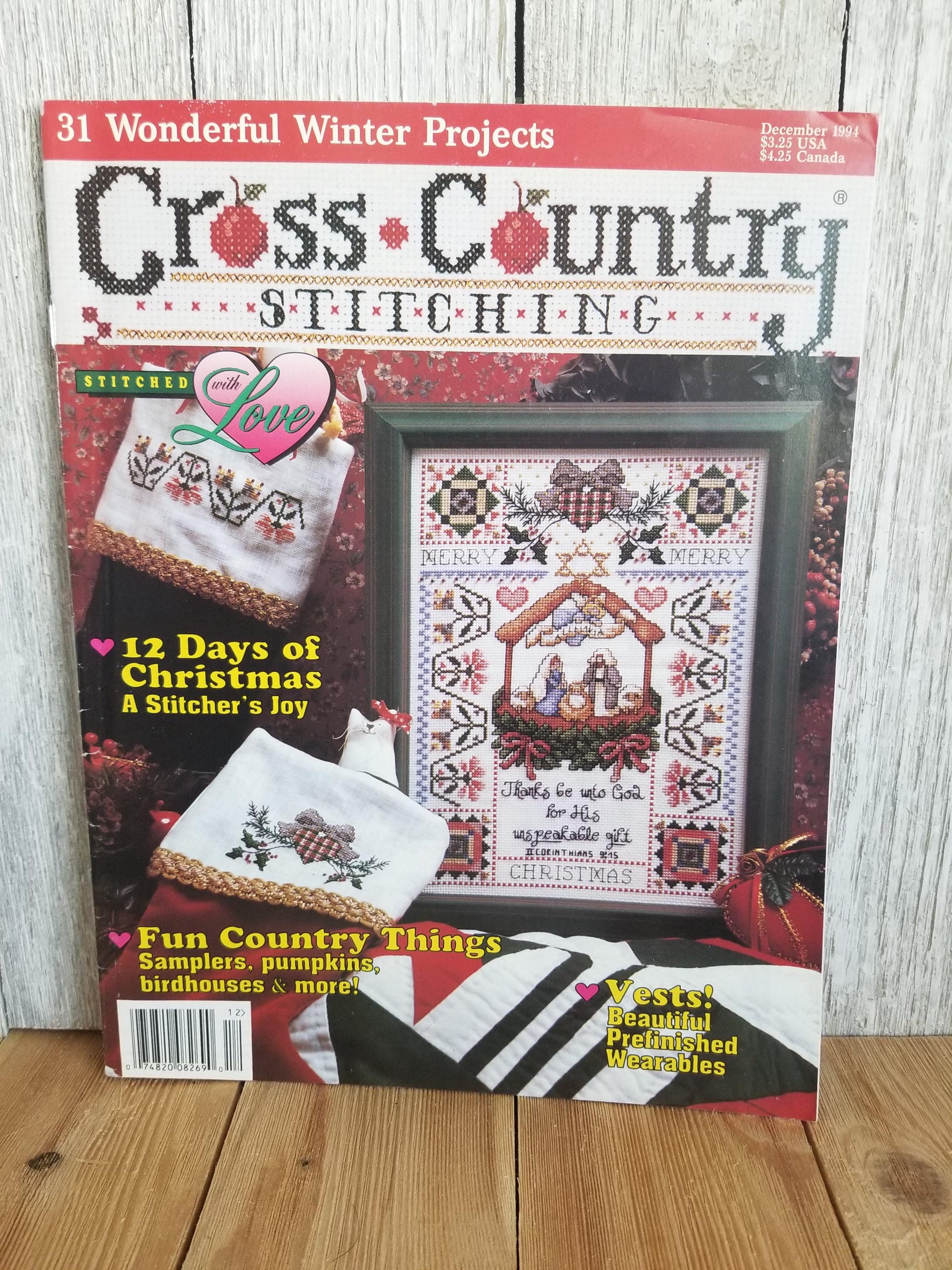 Cross Country Stitching Magazine Cross Stitch Pattern Choose Your Book ...
