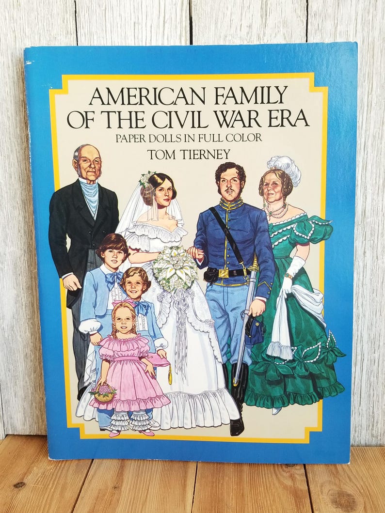 Uncut Paper Dolls in Full Color by Tom Tierney Book New - Etsy Israel