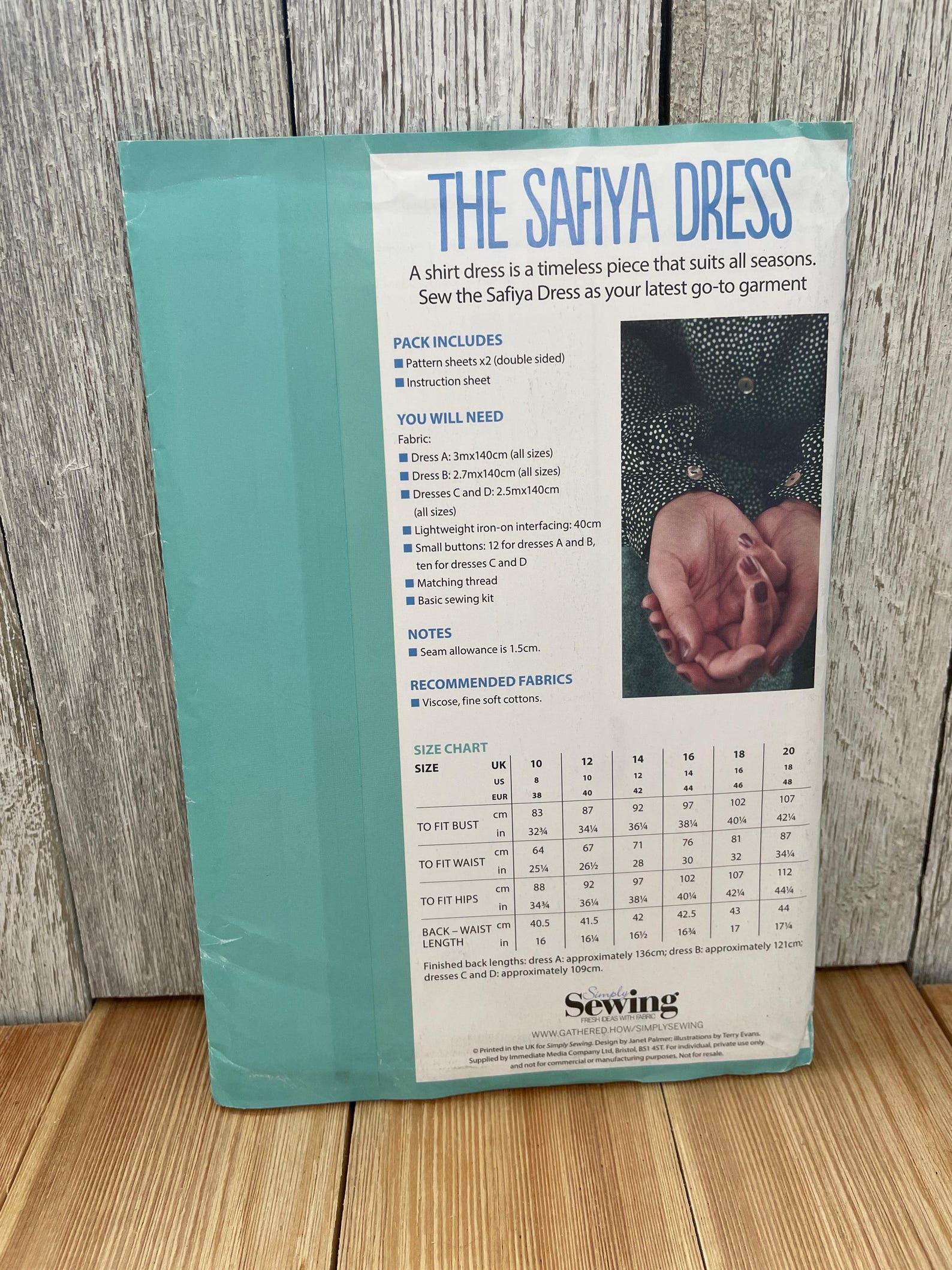 Simply Sewing the Safiya Dress Misses Size 10-20 Uncut FF Sewing ...