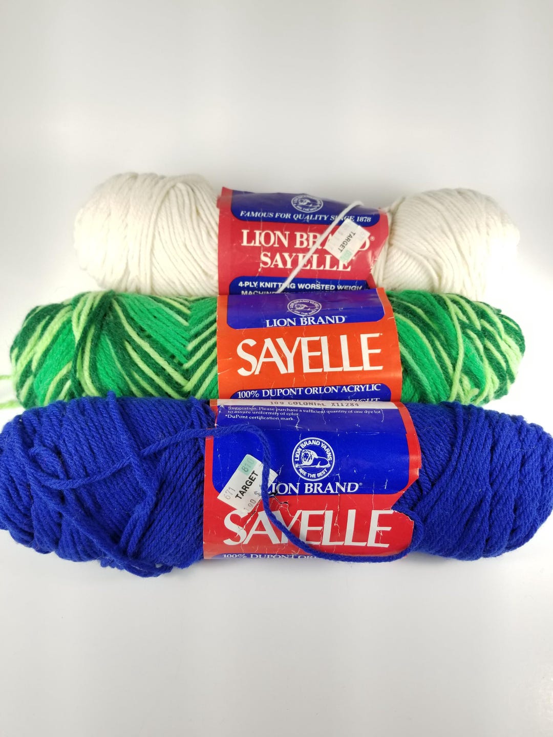 Lion Brand Vintage Sayelle Yarn - Etsy