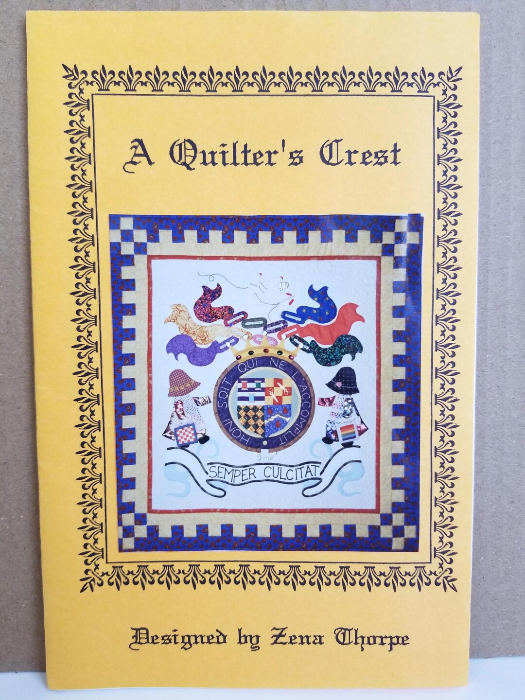 A Quilters Quest Quilt Pattern by Zena Thorpe 1994 - Wall or Lap Quilt ...