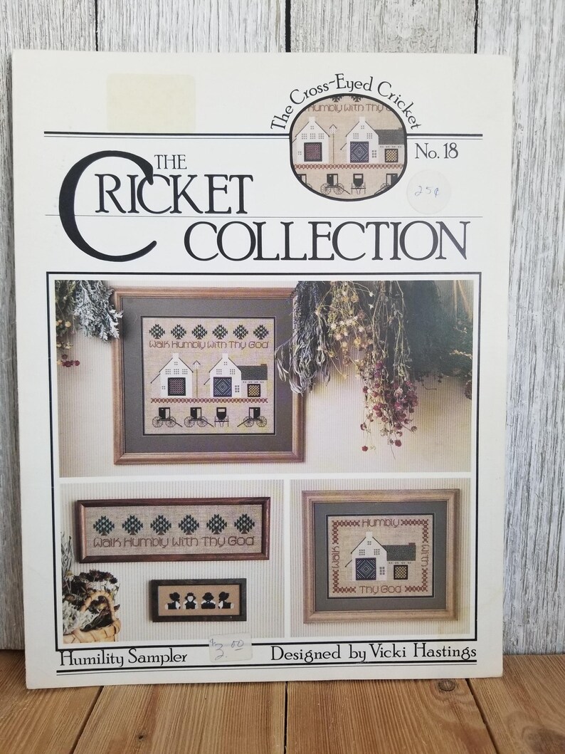 The Cricket Collection Cross Stitch Pattern Choose Your Design - Etsy