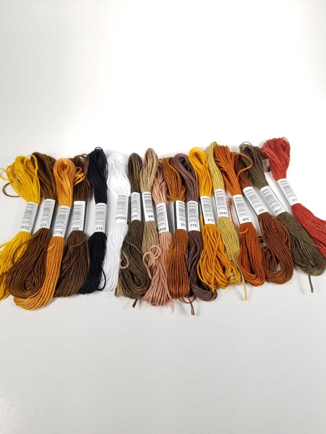 Embroidery Floss DMC Brown Pack Holiday Fall Colors 17 Skeins - Etsy
