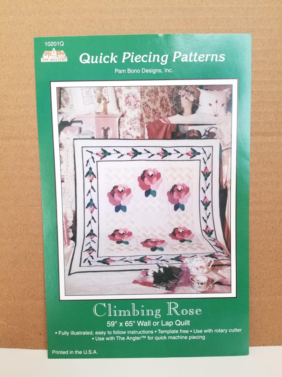 Climbing Tose Quilt Pattern 10201Q Quick Piecing Pattern - Etsy