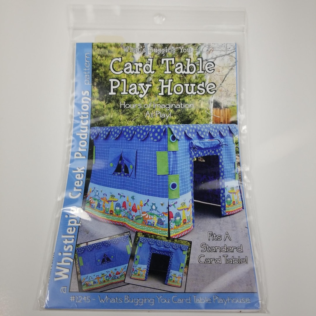 Card Table Play House Pattern - Etsy
