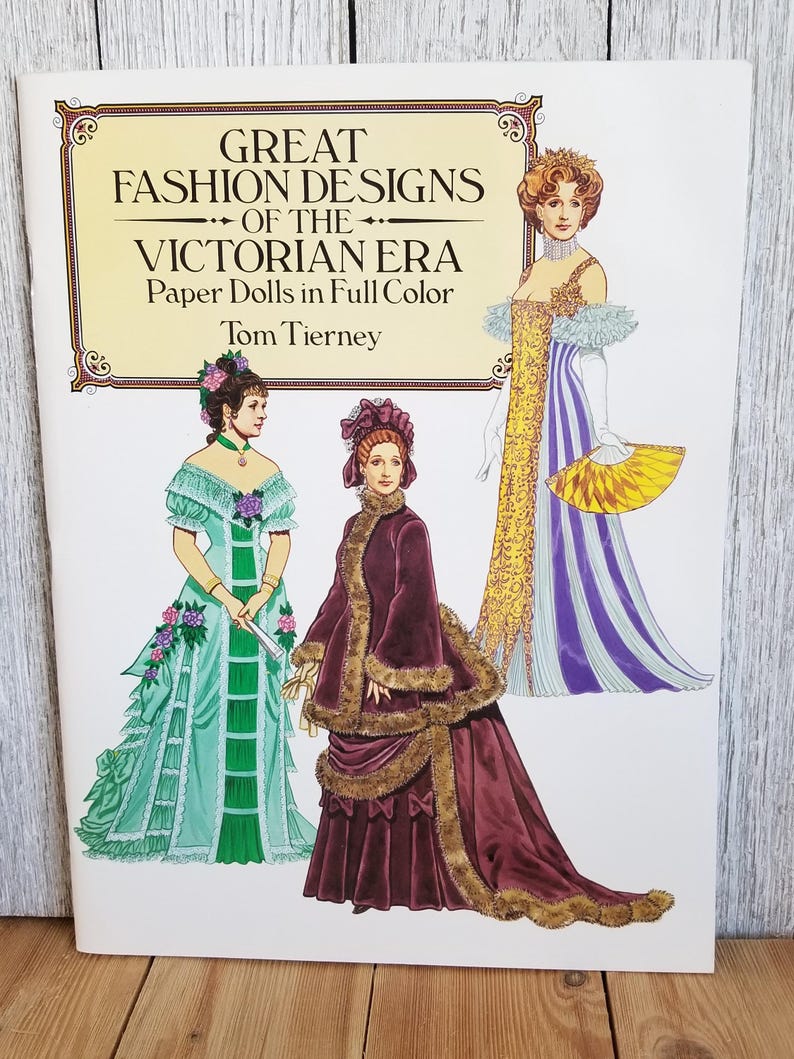 Uncut Paper Dolls in Full Color by Tom Tierney Book New - Etsy