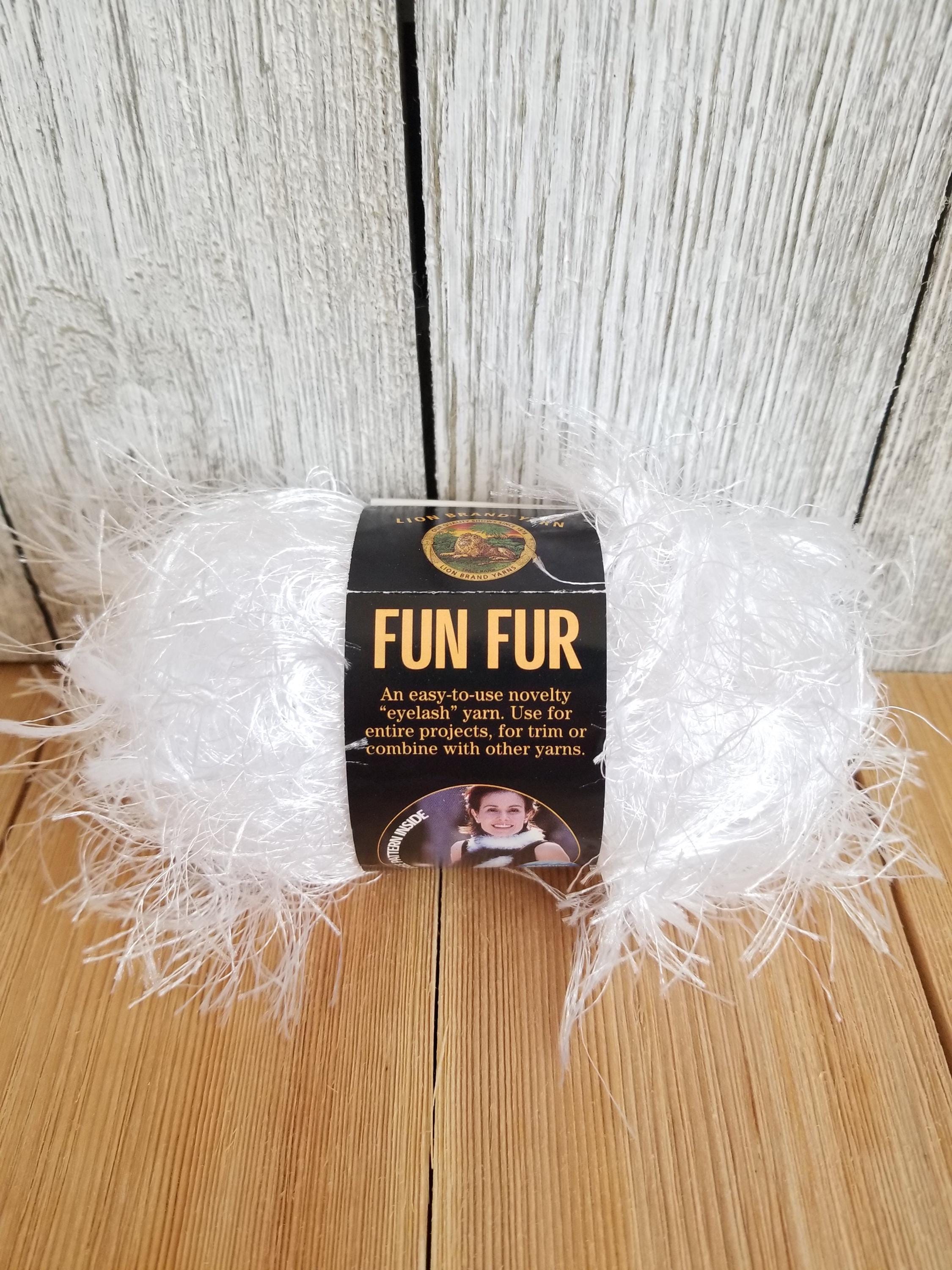 Lion Brand Fun Fur Yarn Full Skein (pick Your Color) - Etsy