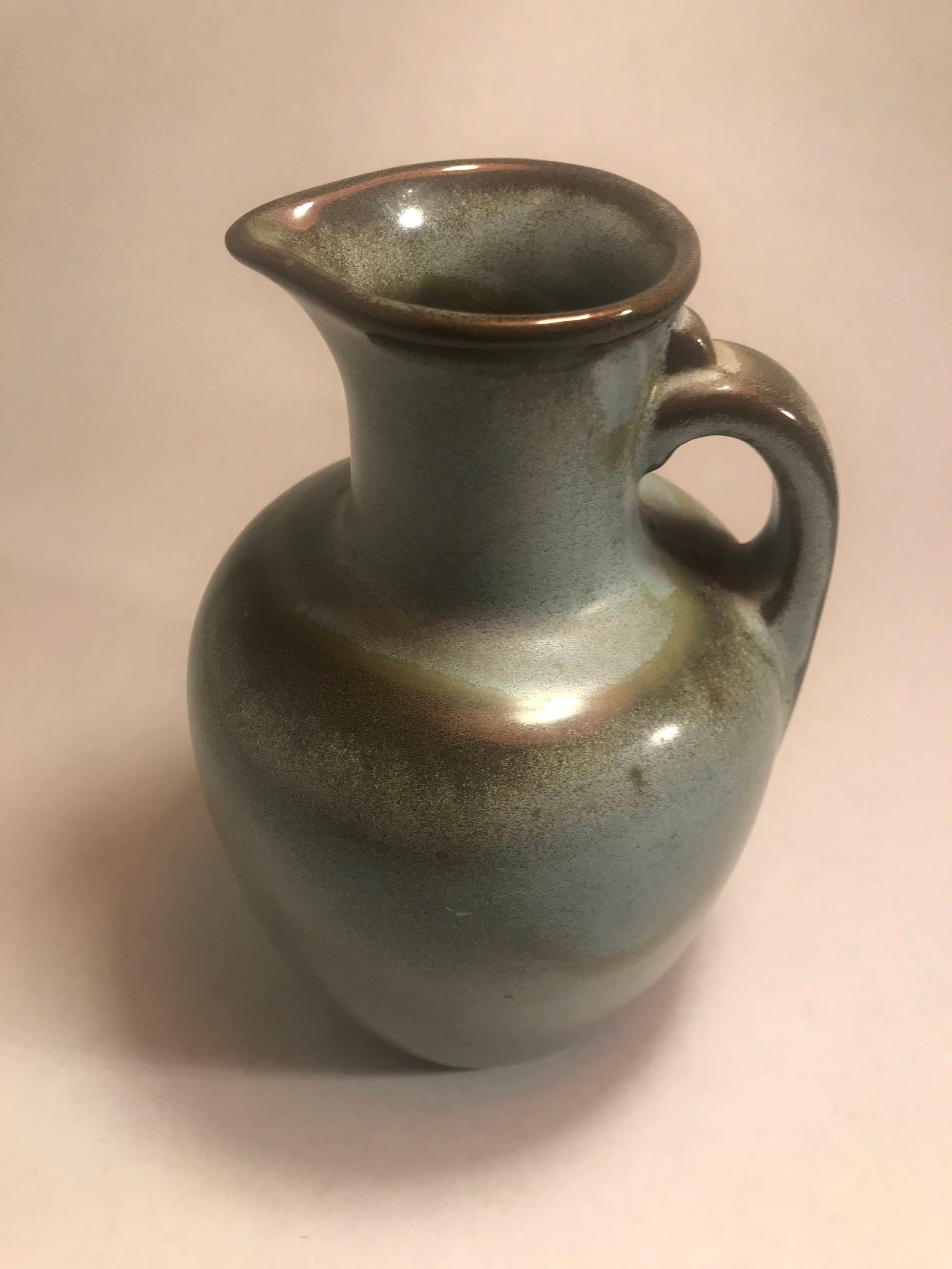 Vintage Frankoma Blue pitcher 8 | Etsy