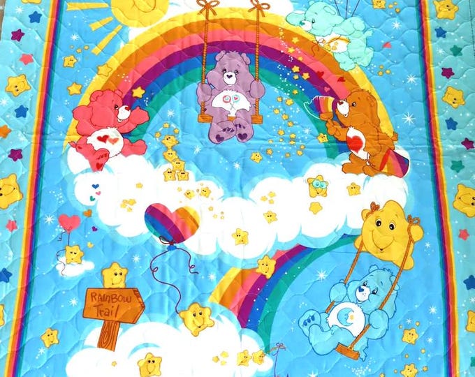 Care Bears Fabric Panel, 2003 VIP Cranston Care Bears. Licensed Cotton ...
