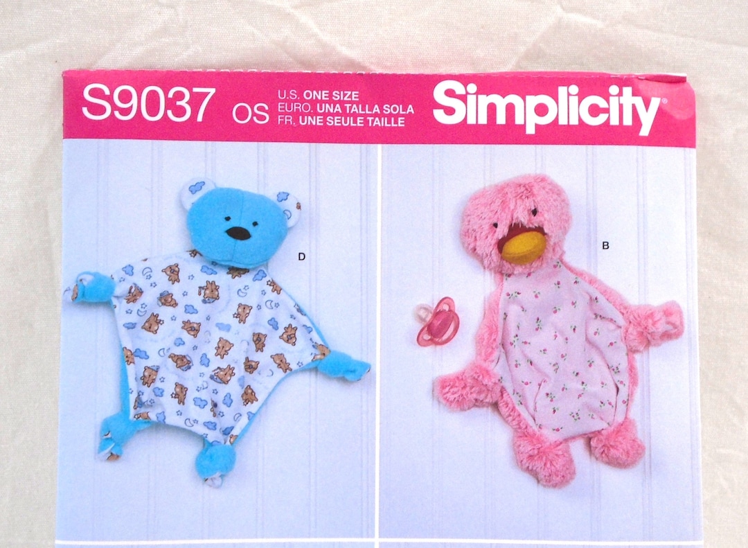 Simplicity S9037 Baby Sensory Blanket, Factory Folded, Uncut - Etsy