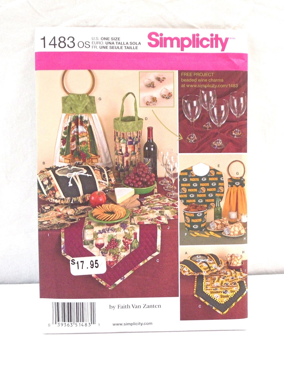 Simplicity 1483, Sewing Pattern for Casserole Covers, Table Runner ...